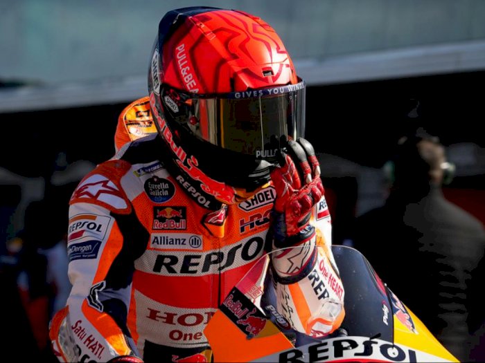 Marc Marquez Selalu Pakai Logo Semut di Helm, Apa Sih Maksudnya ...
