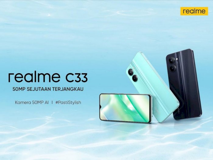 Realme C33 dengan Kamera 50 MP Resmi Meluncur di Indonesia, Harganya ...