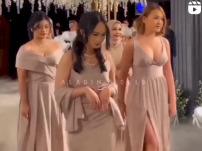 Gaya Amanda Manopo Tampil Memukau jadi Bridesmaid Pernikahan Glenca Chysara - News+ on RCTI+