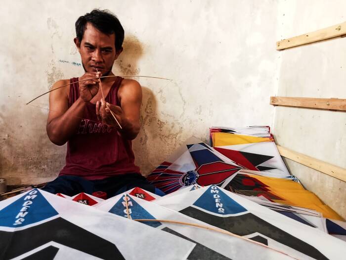 Siapa Sangka, Layang-layang Buatan Warga Tulungagung Banjir Pesanan ...